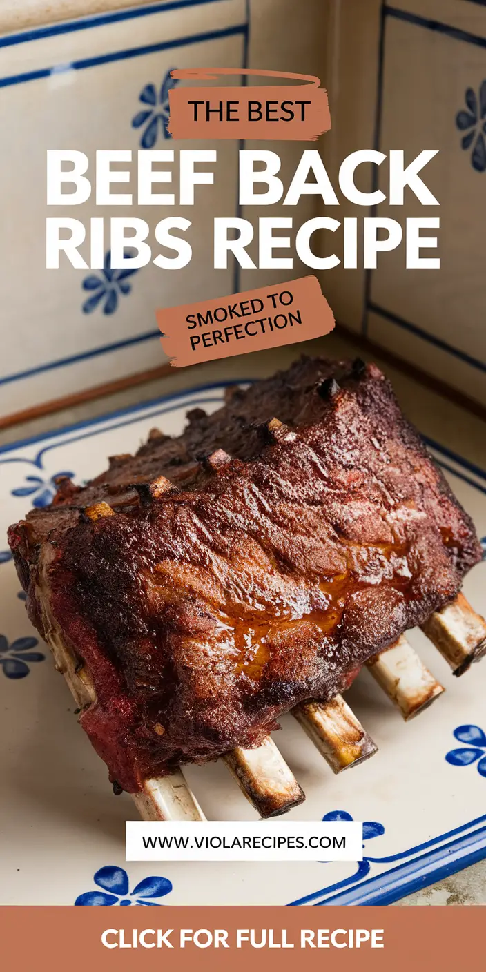 Smooky Beef Back Ribs Recipe