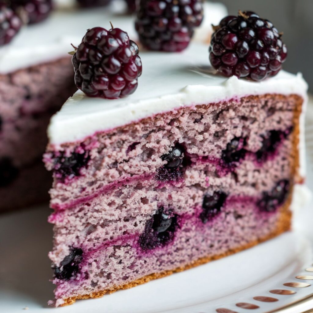 Blackberry Cake Recipe -Perfectly Moist & Delicious