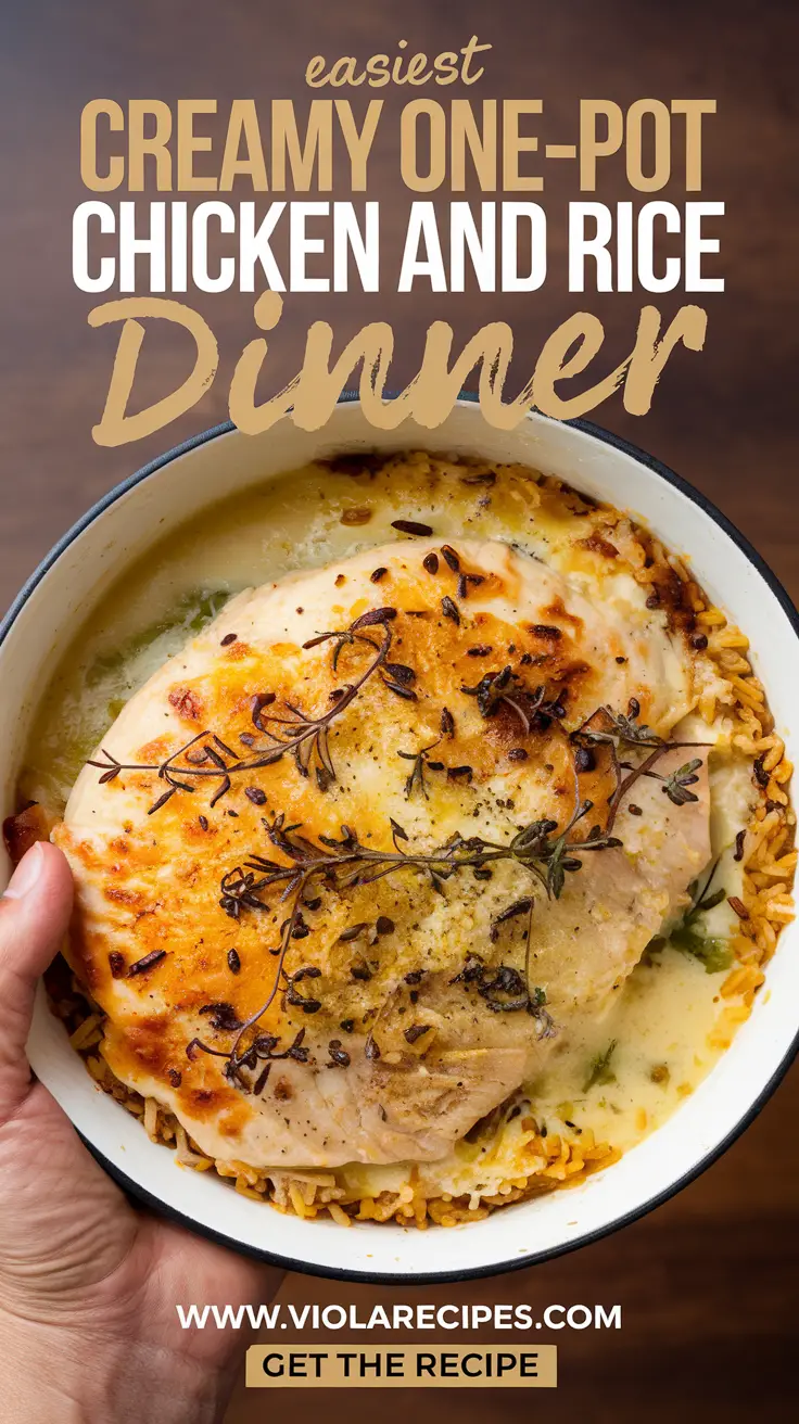 Perfect Creamy Chicken and Rice | One-Pot Comfort Recipe