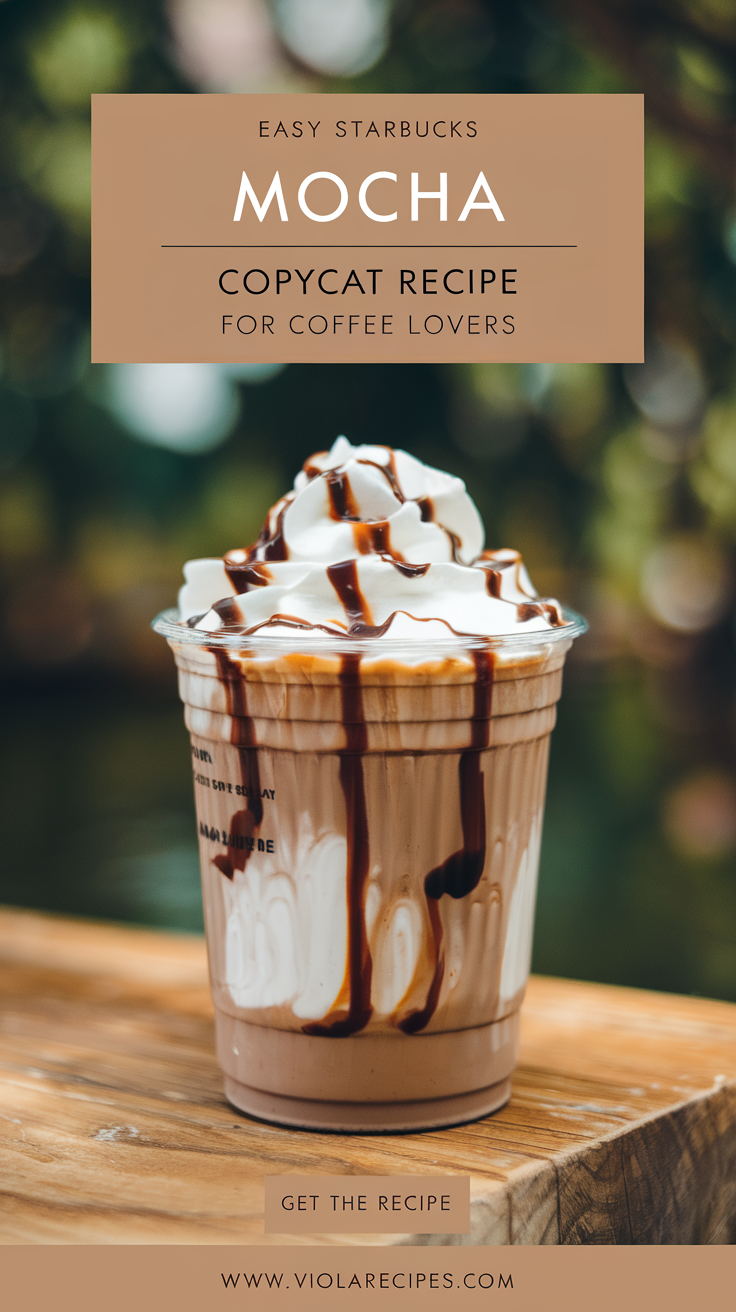 Mocha Latte Recipe -Make Starbucks-Style Coffee at Home