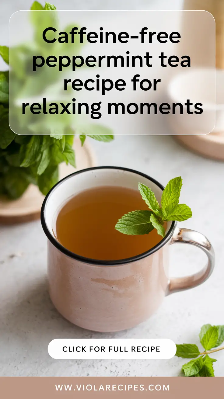 Refreshing Peppermint Tea Recipe - Viola recipes