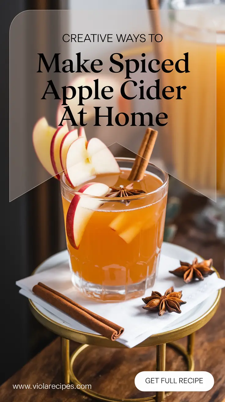 Spiced Apple Cider Recipe - Warming Fall Comfort in a Cup