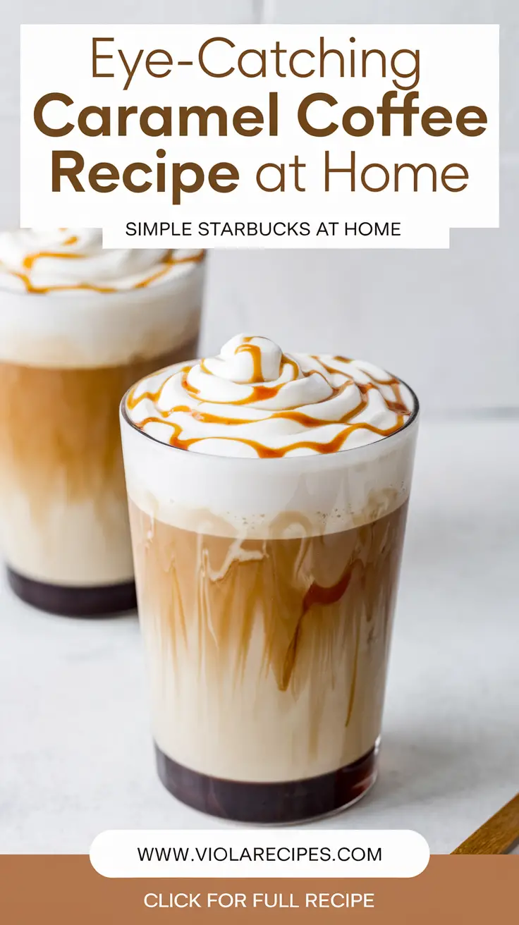 Homemade Caramel Macchiato - Starbucks Copycat Recipe