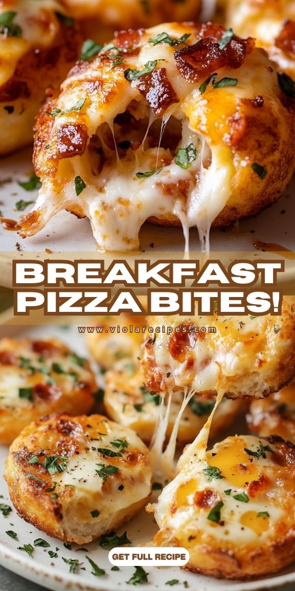 Easy Breakfast Pizza Bites Recipe - Ready in 20 Minutes!