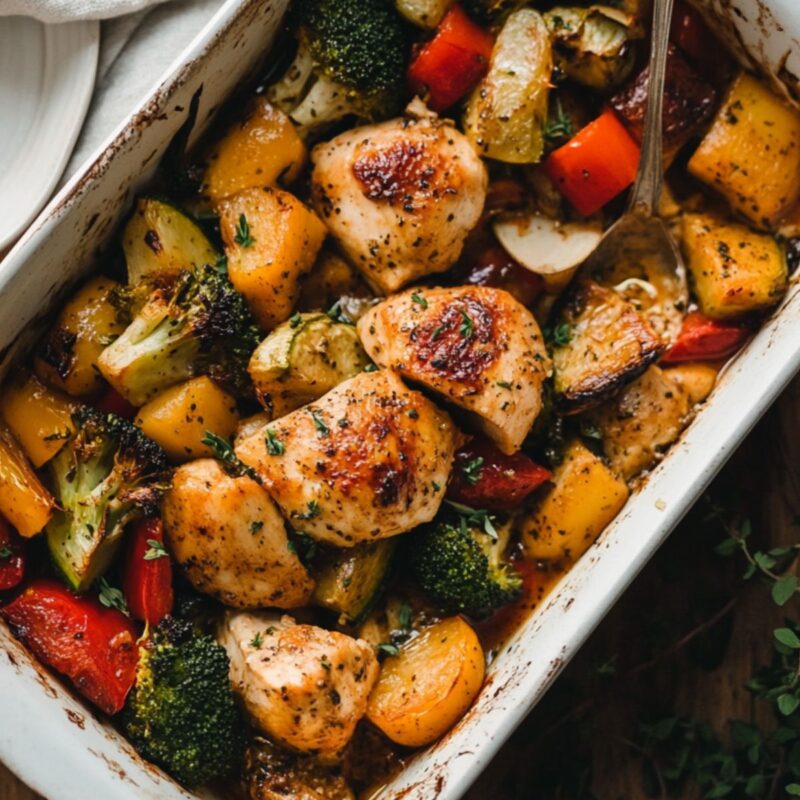 Chicken and Vegetable Casserole – Easy One-Pot Dinner
