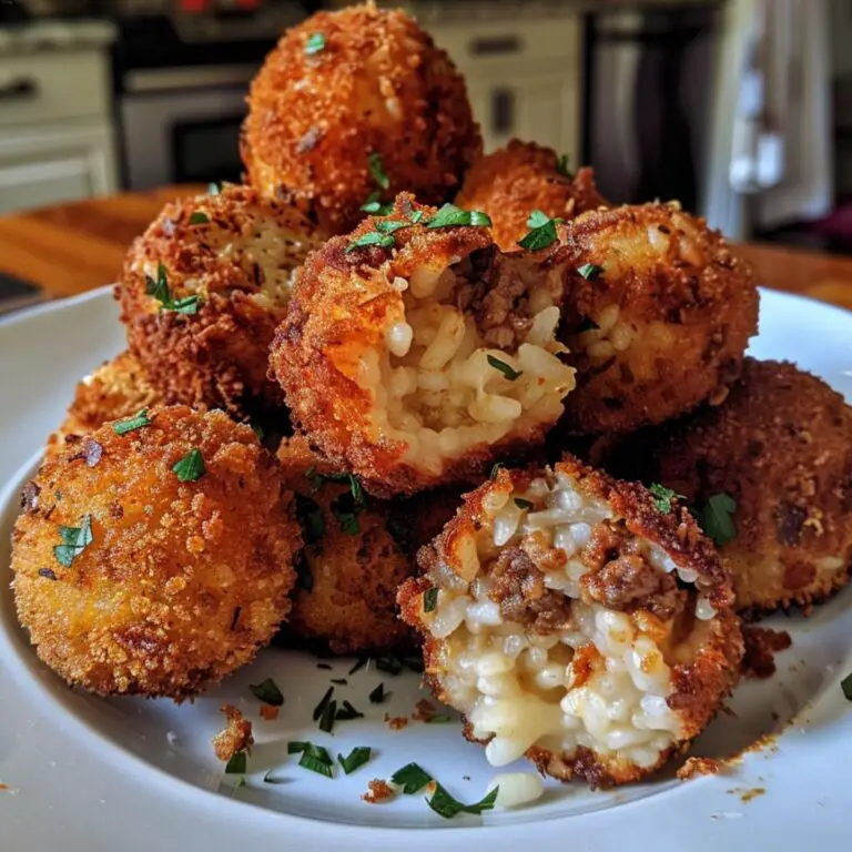 4-Step Arancini: Easy Italian Rice Balls with Meat