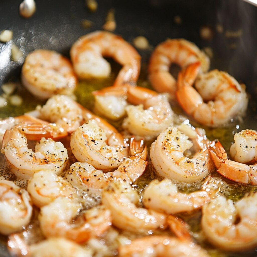 Easy Spaghetti Aglio e Olio with Shrimp -15-Minute Recipe