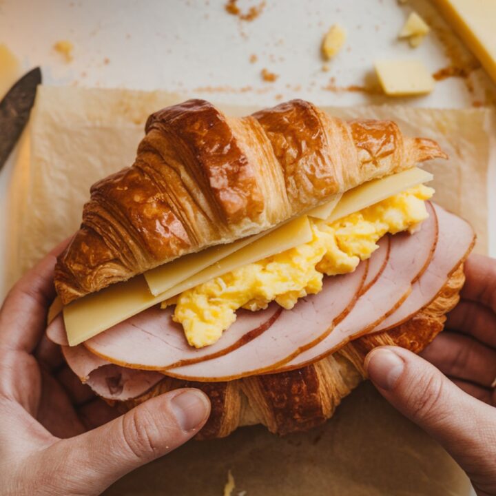 Breakfast Croissant Sandwich in 15 mins - Quick & Easy Morning Favorite