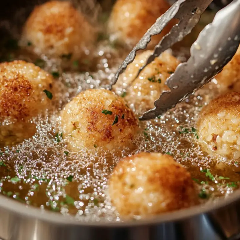 4-Step Arancini: Easy Italian Rice Balls with Meat
