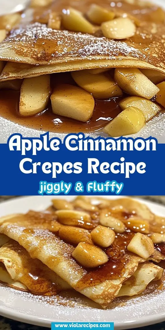 10-Minute Apple Cinnamon Crepes – Perfect Breakfast Treat