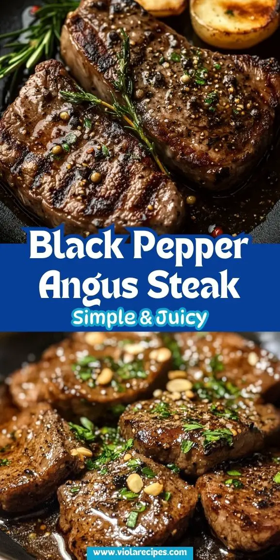Black Pepper Angus Steak – Juicy, Bold & Ready in 20 Minutes