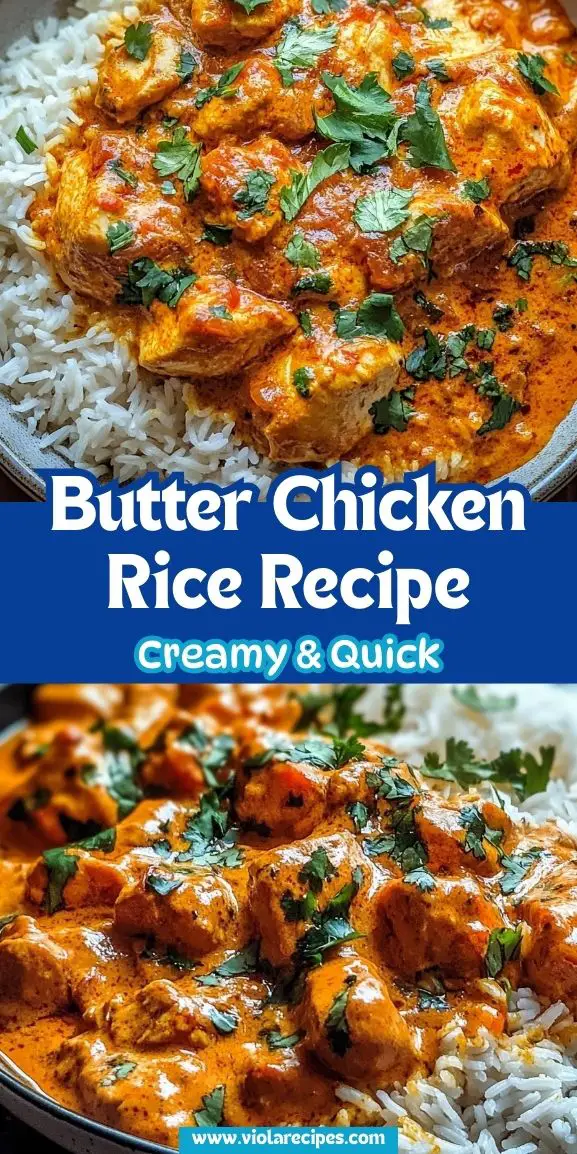 Quick Butter Chicken Rice Recipe – Delicous Dinner in 30 Min