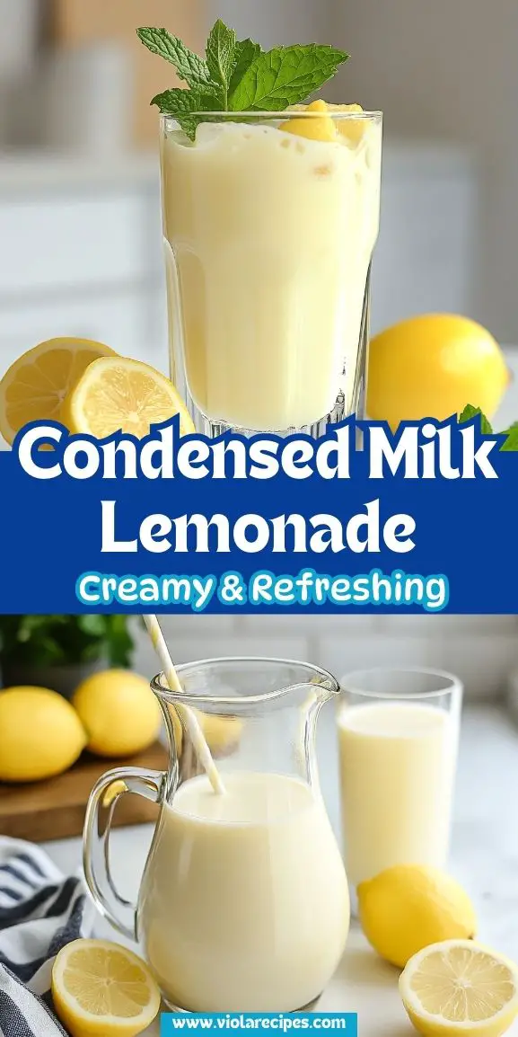 Condensed Milk Lemonade – Easy & Ready in 5 Minutes!
