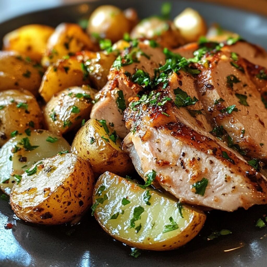 Garlic Butter Chicken and Potatoes Skillet – 4 Easy Wins