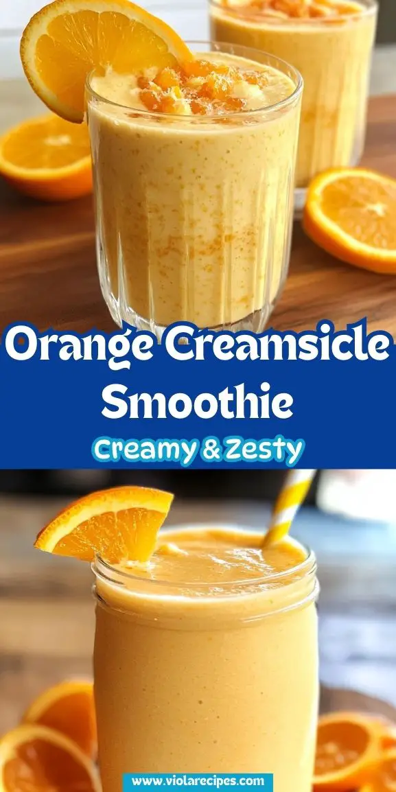 Perfect Orange Creamsicle Smoothie Recipe – Ready in 5 Min