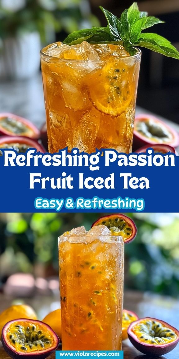 Passion Fruit Iced Tea: 5-Min Tropical Drink You’ll Love