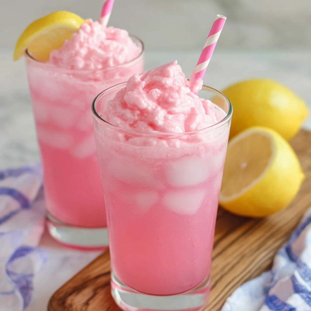 Whipped Pink Lemonade – Easy , Creamy & Refreshing Drink
