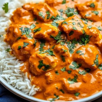 Quick Butter Chicken Rice Recipe – Delicous Dinner in 30 Min