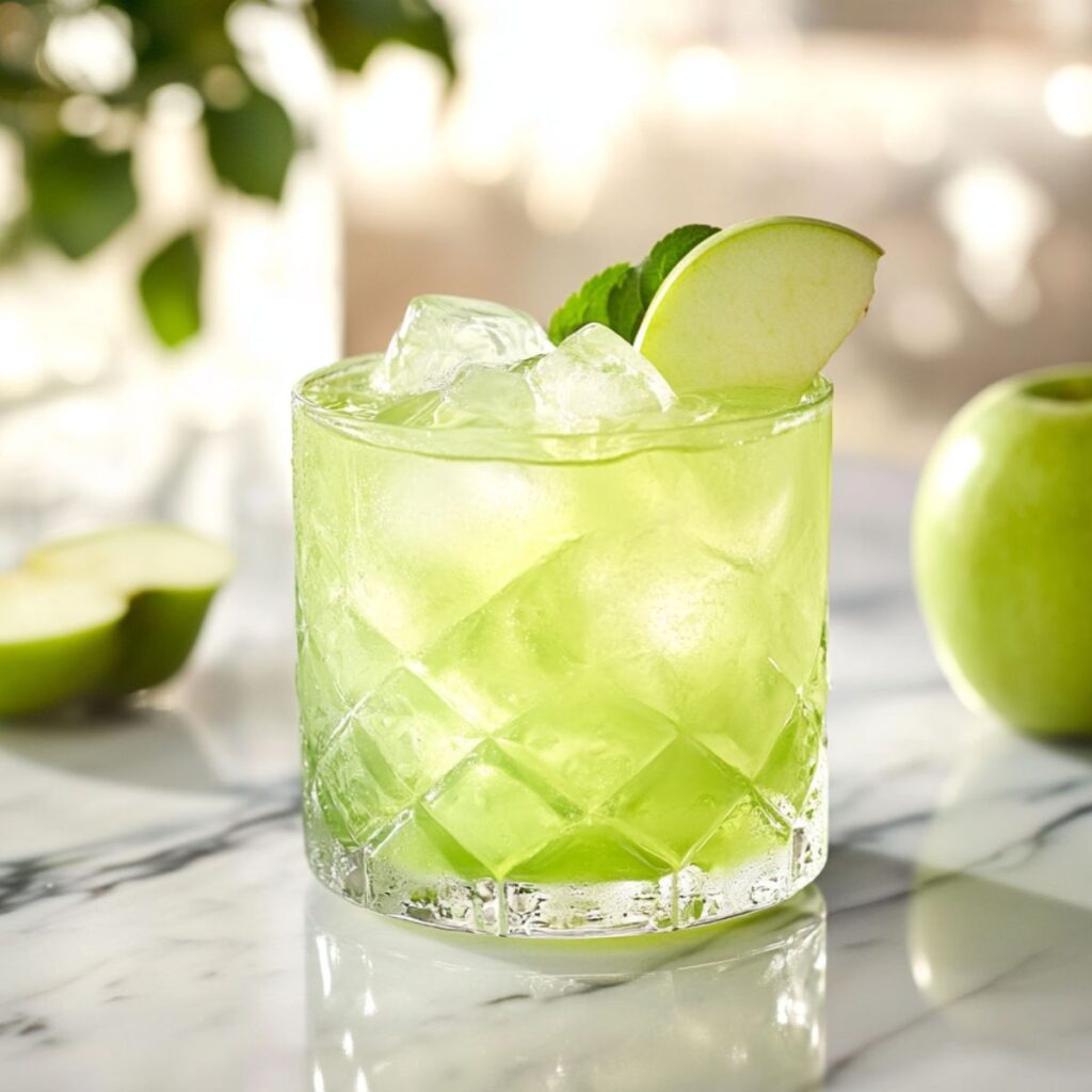 Green Apple Soda - Easy & Refreshing Drink in 10 Minute