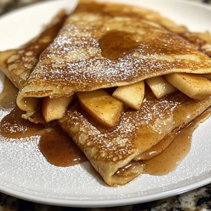 10-Minute Apple Cinnamon Crepes – Perfect Breakfast Treat