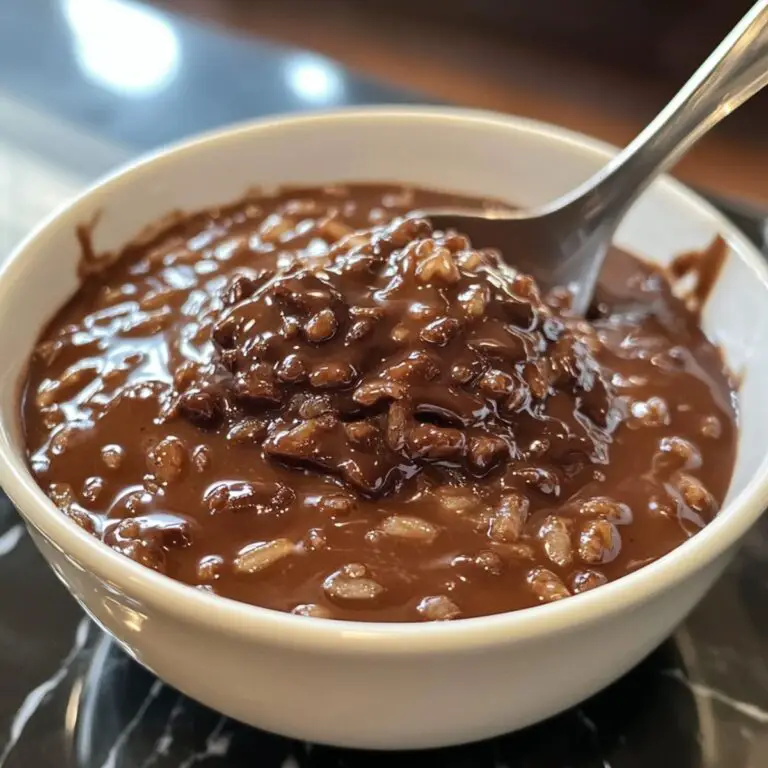 Chocolate Rice Pudding | (5 Min Prep) Easy Dessert