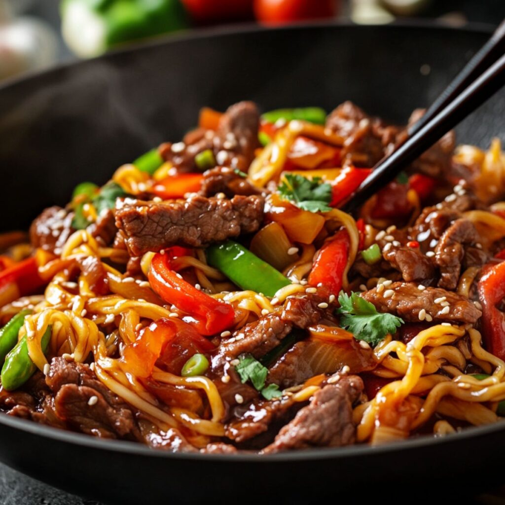 Sticky Beef Noodles: 7 Quick Steps to Crave-Worthy Dinner