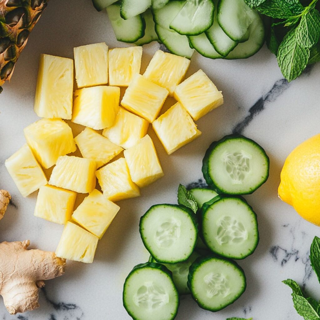 Perfect 3-Day Raw Juice Cleanse With Pineapple & Cucumber