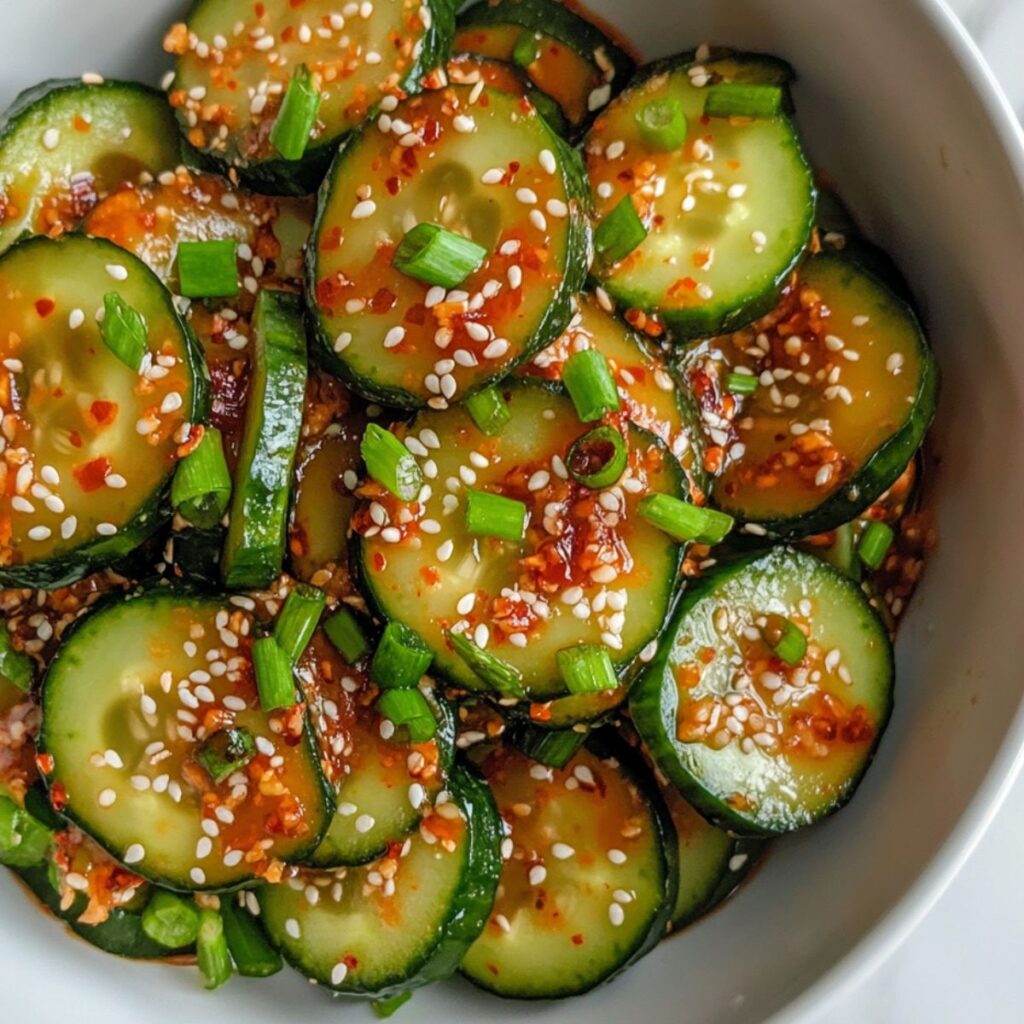 Spicy Cucumber Salad - Quick & Refreshing, Ready in 15 Min