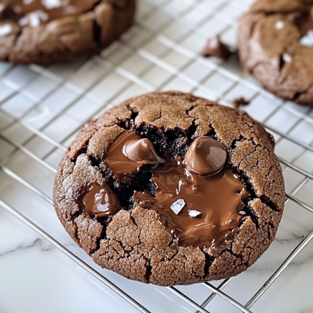 Double Fudge Chocolate Chip Cookies | Easy 15 Min