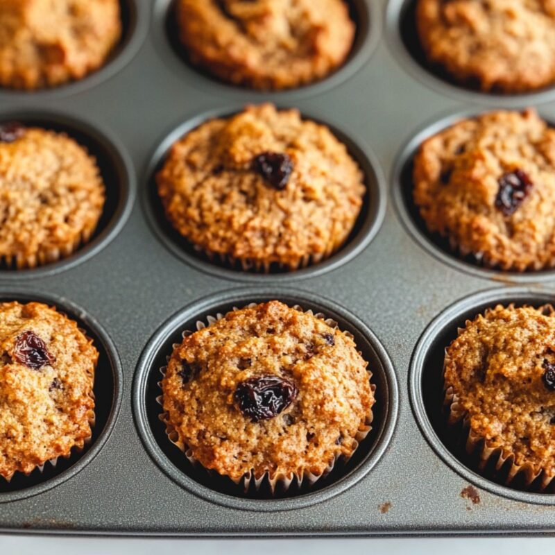 Raisin Bran Muffins - Quick & Healthy Snack in just 30 min
