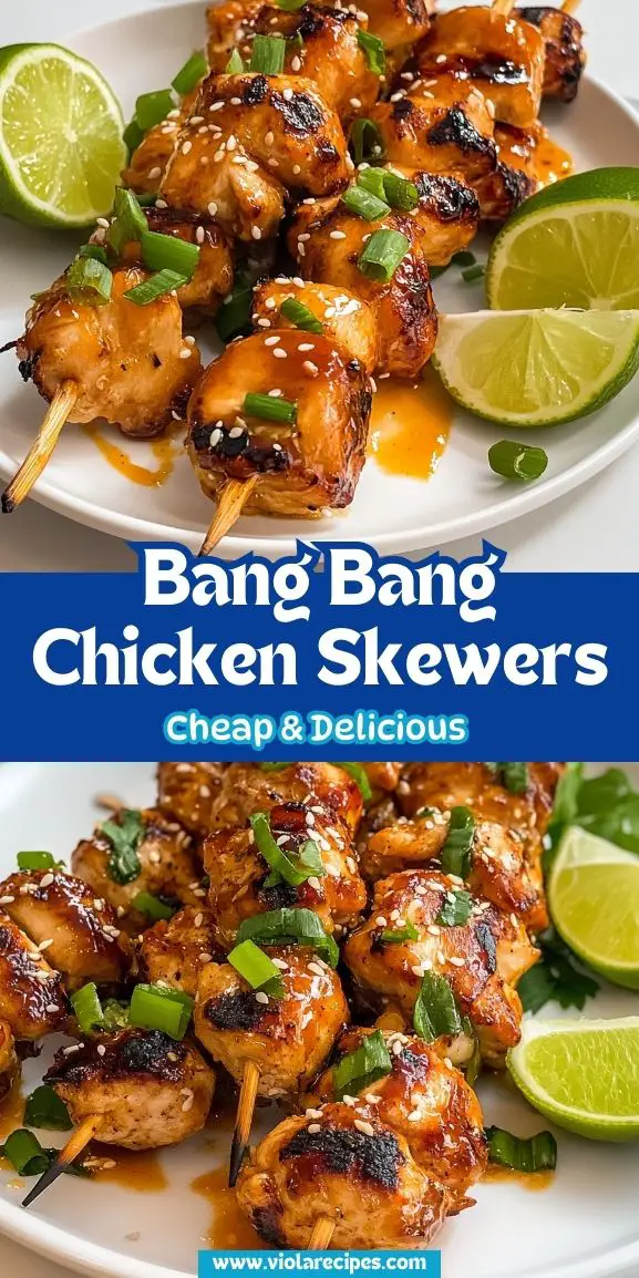 Bang Bang Chicken Skewers Recipe - Easy Dinner in 30min