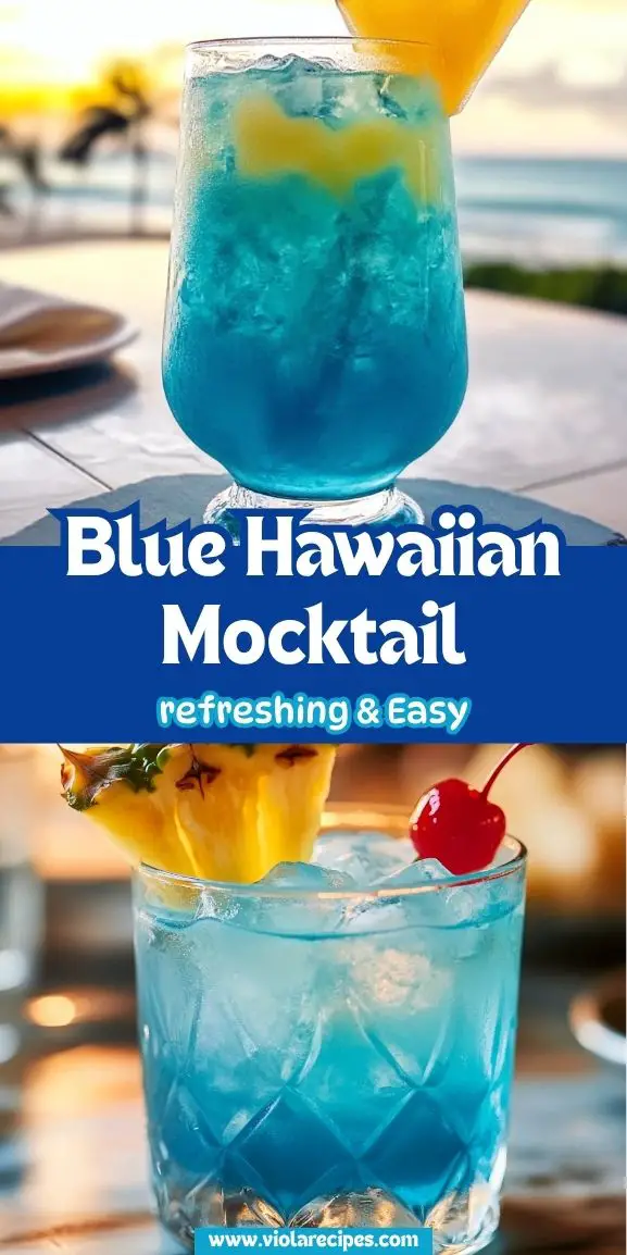 Blue Hawaiian Mocktail – Easy Tropical Paradise in 5 Minutes