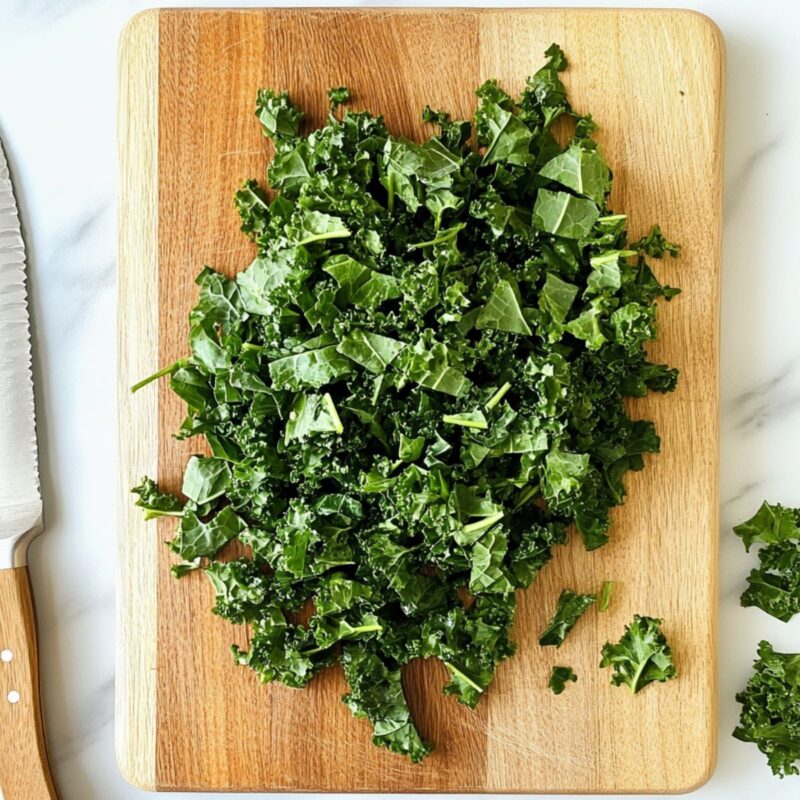 Easy Lemon Garlic Kale Salad in 15 minutes