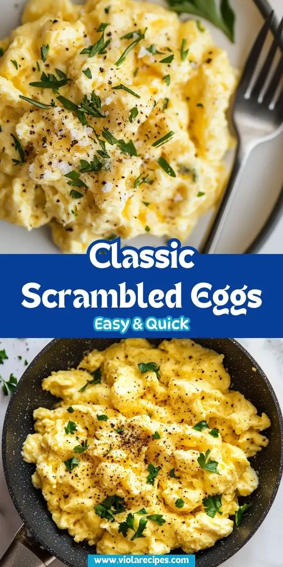 Classic Scrambled Eggs Recipe - Easy 5 Min Breakfast