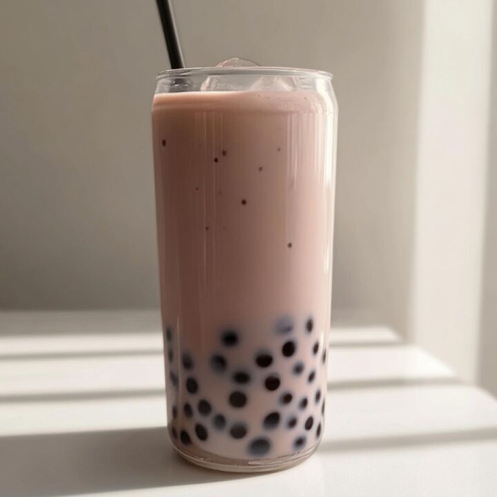 Taro Milk Tea Boba - Refreshing & Easy 4-Ingredient Drink
