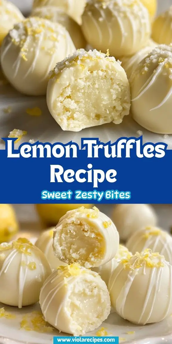 Lemon Truffles – Bright & Creamy 30-Minute Citrus Treats