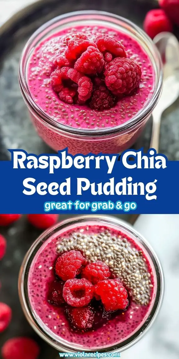 Easy Raspberry Chia Seed Pudding Recipe In 10 min