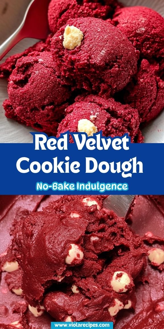 Red Velvet Cookie Dough: 5-Minute Treat That’s Safe & Delicious
