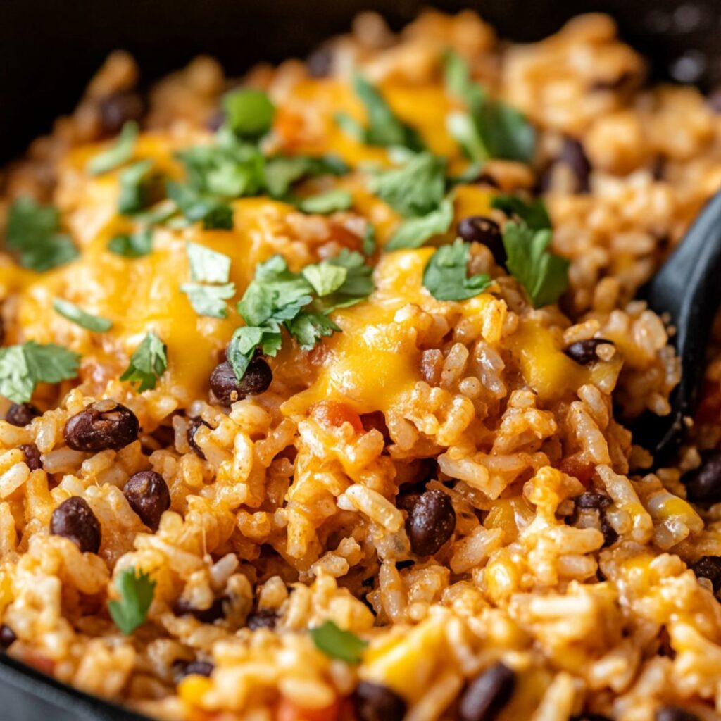 30-Minute Cheesy Taco Rice – One-Pot Family Favorite!