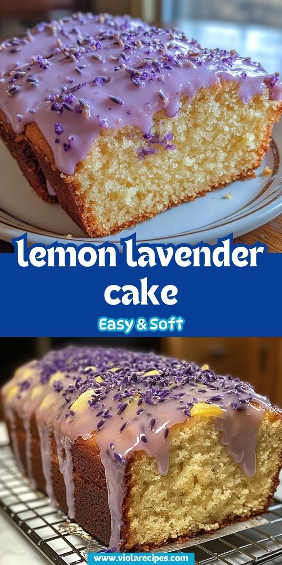 Easy Lemon Lavender Cake - 4 Steps to Baking Perfection
