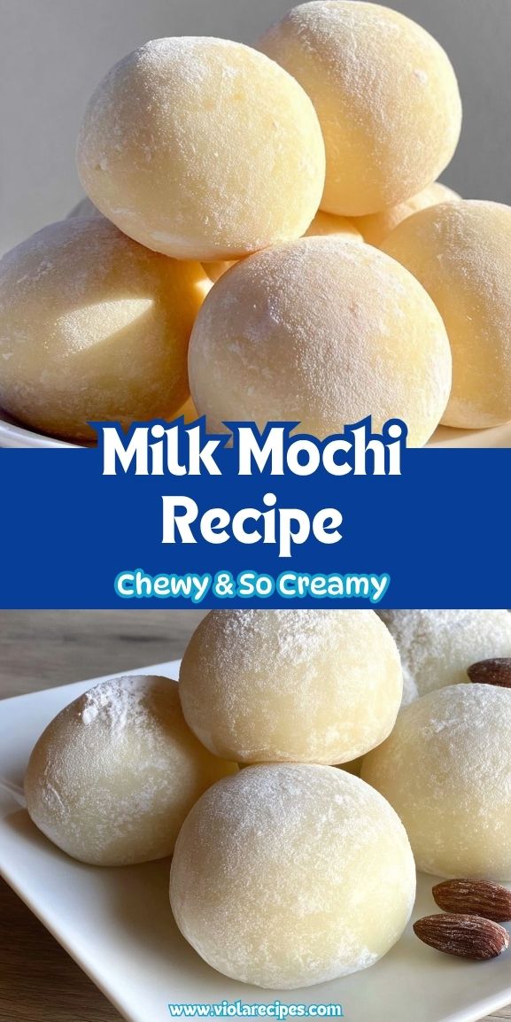 Milk Mochi Recipe - Simple & Easy 3-Ingredient