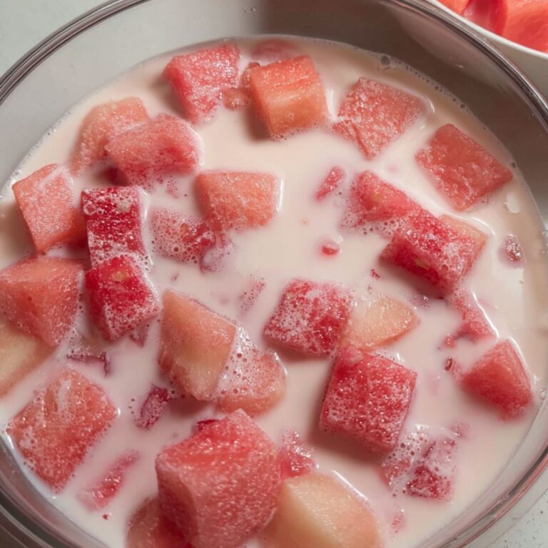 Hwachae Bowl – Easy Korean Fruit Punch with 4-Ingredient