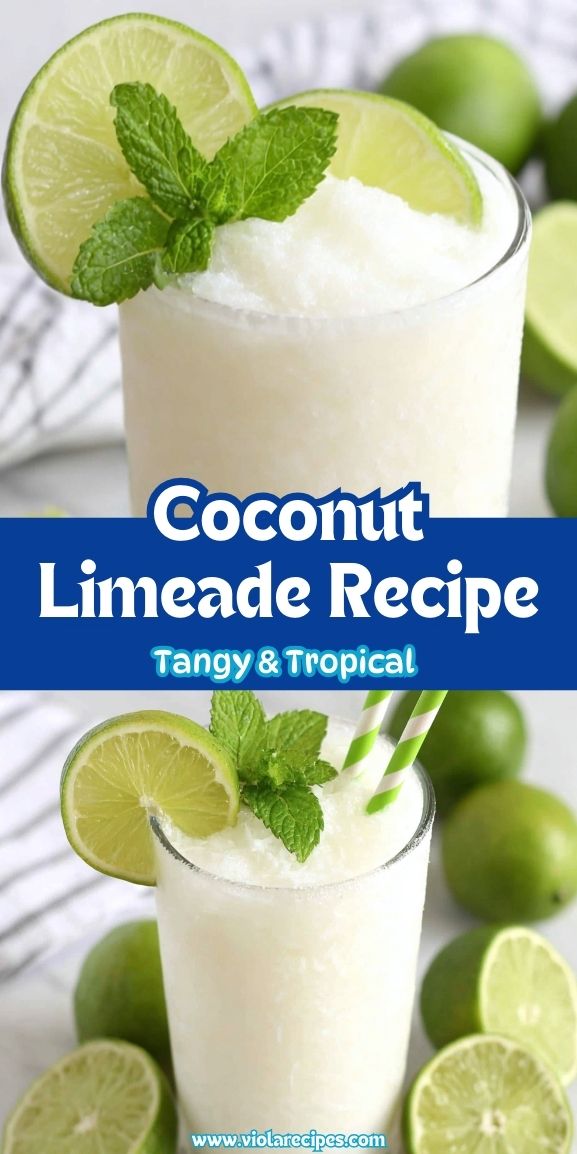 Coconut Limeade Recipe - Easy & Creamy ( 5-Min! )