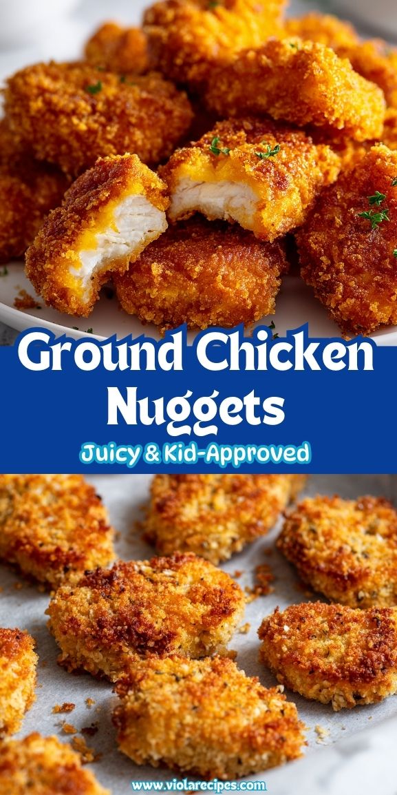 Perfect Ground Chicken Nuggets For Kids in just 25 min