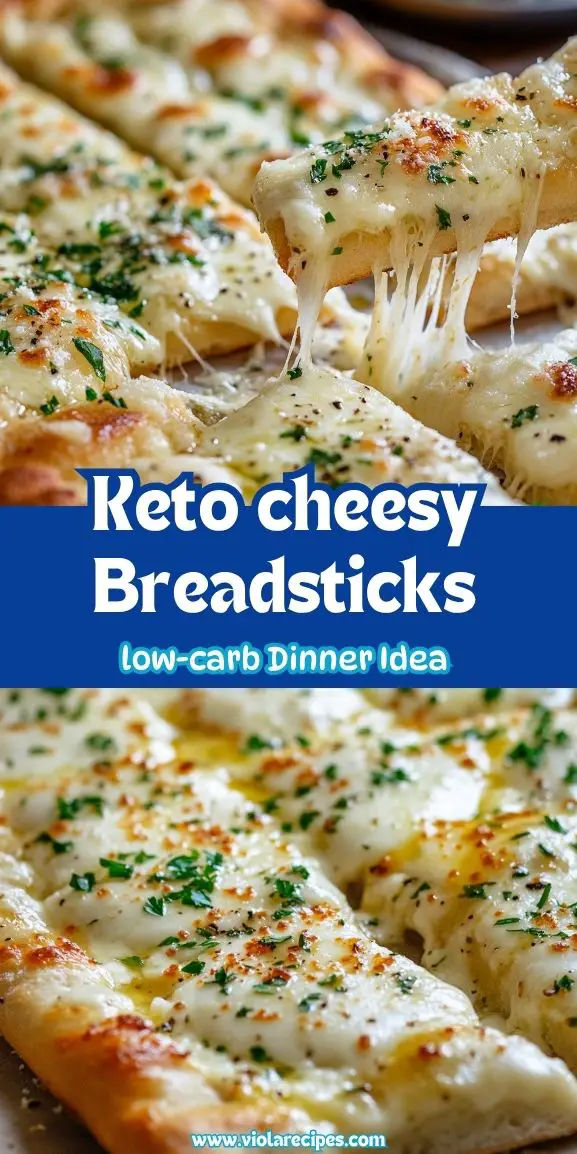 Keto Cheesy Breadsticks – Easy & Guilt-Free with 2g Carbs