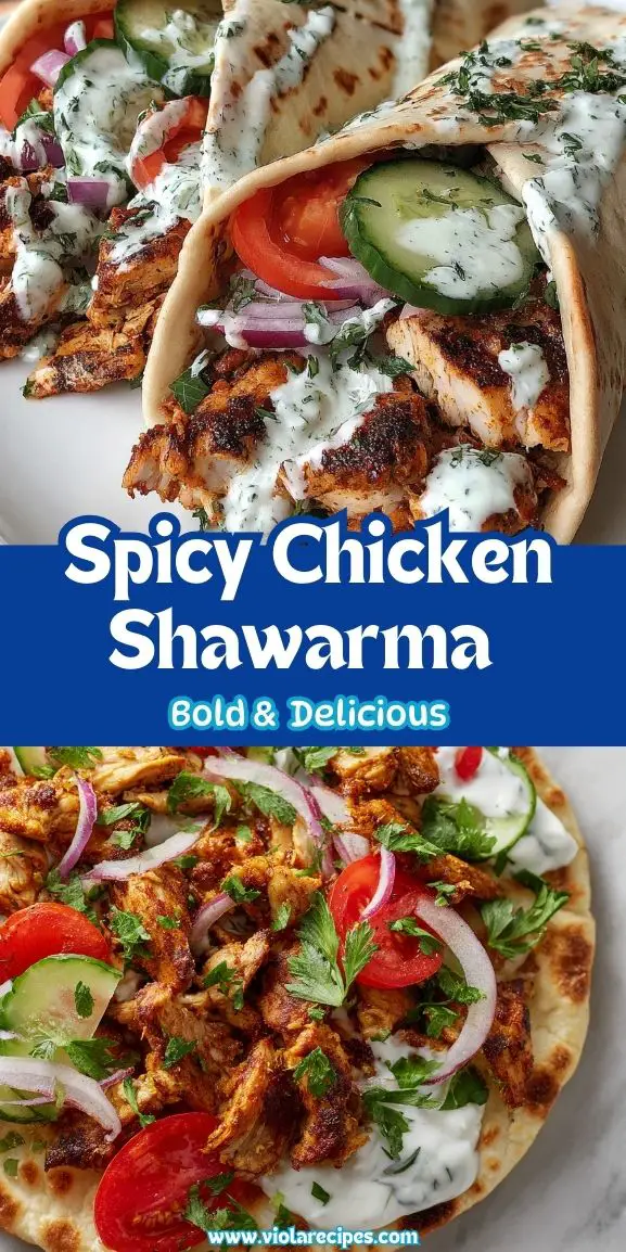 Spicy Chicken Shawarma – Easy & Flavorful Dinner in 3-Step