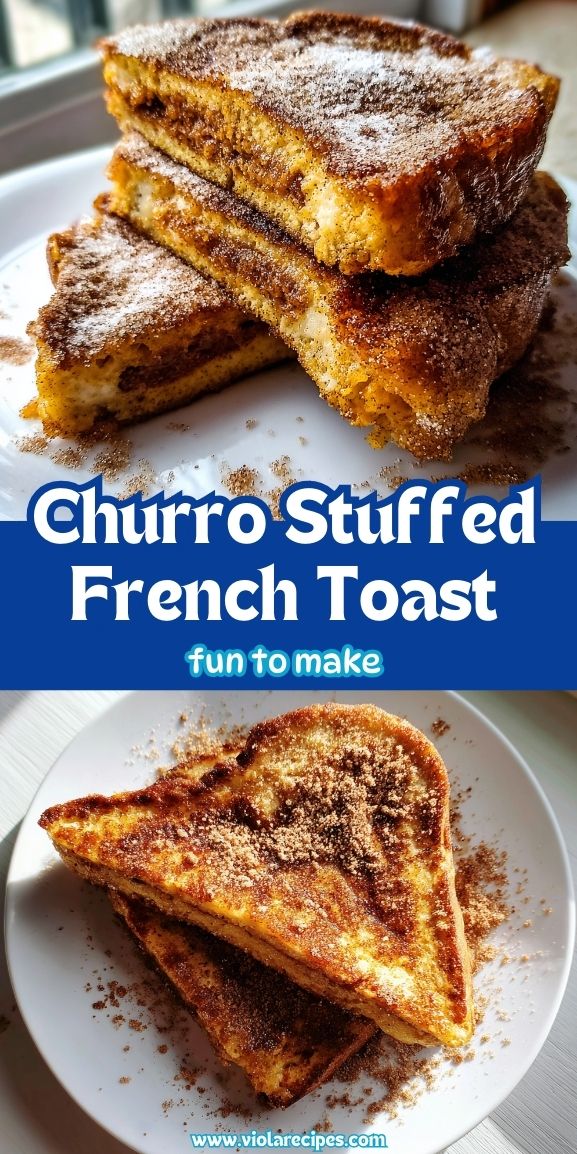 Churro Stuffed French Toast - Perfect 5-min Brunch Treat