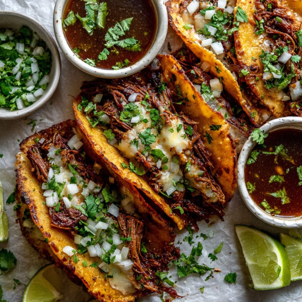 Best Slow Cooker Birria Tacos Recipe - 15-Minute Prep