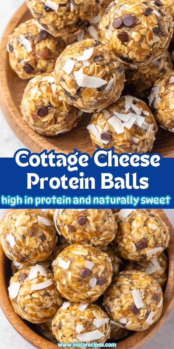 Cottage Cheese Protein Balls ;Perfect for Quick Snacking