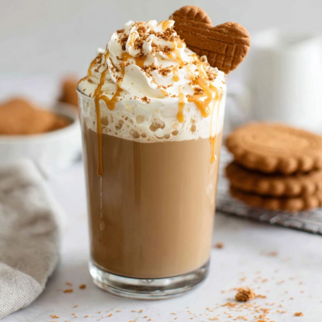Easy Biscoff Latte ; 5-Minute Creamy Coffee Delight